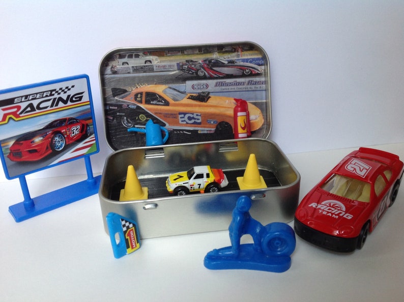 Race Car Altoids Toy Champion Racer Tin/quiet Time Tin - Etsy