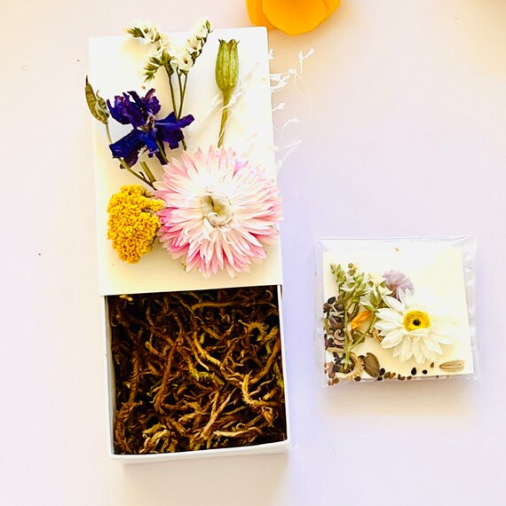 Dried Flower Gift Happy Gift Box Get Well Soon Gift Box - Etsy