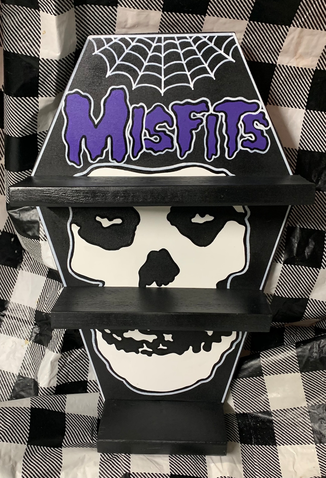 Custom Handmade Misfits Coffin Shelf Gothic Wall Decor . - Etsy