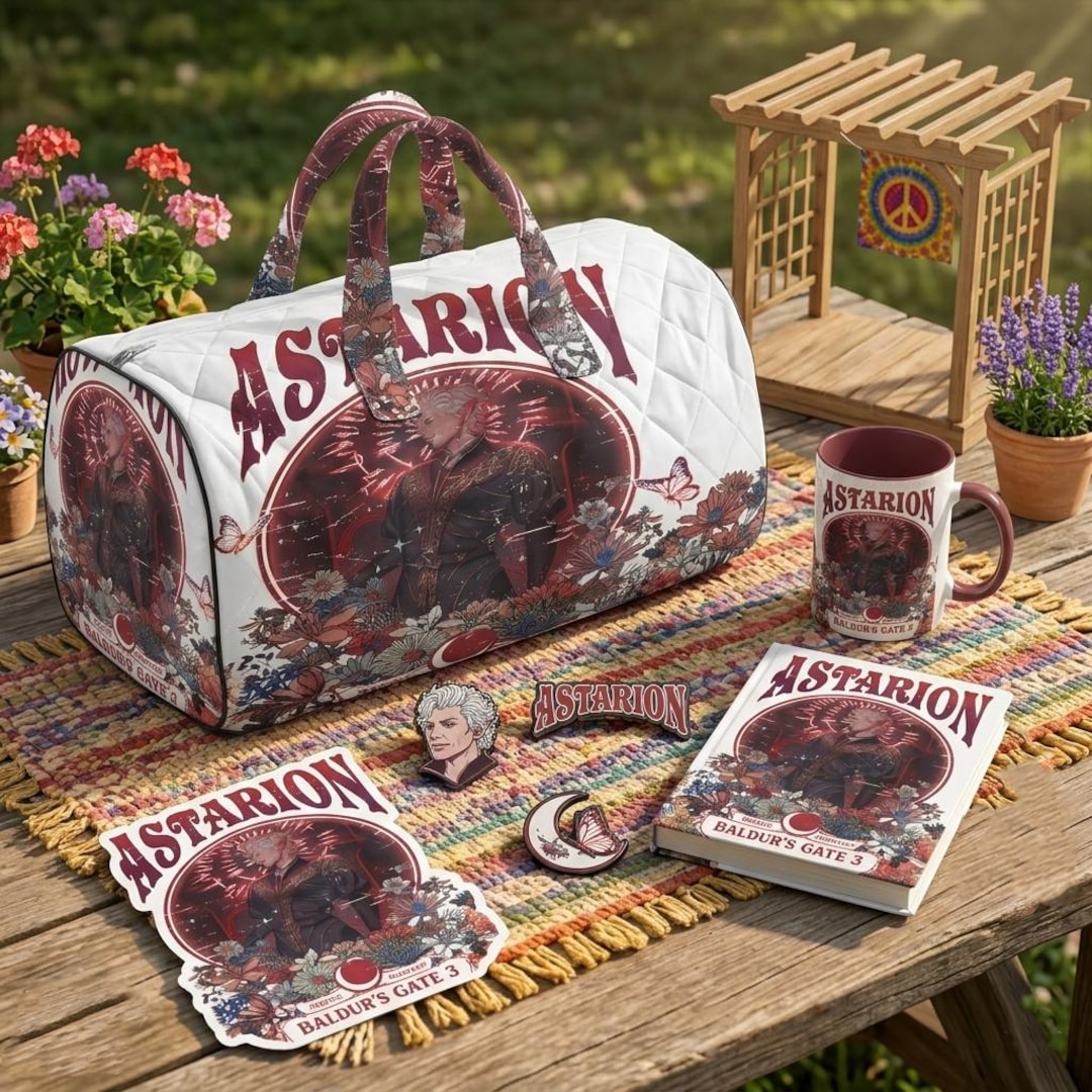 Astarion Seesack, Baldur's Gate 3 Reisetasche, BG3 Weekender Tasche ...