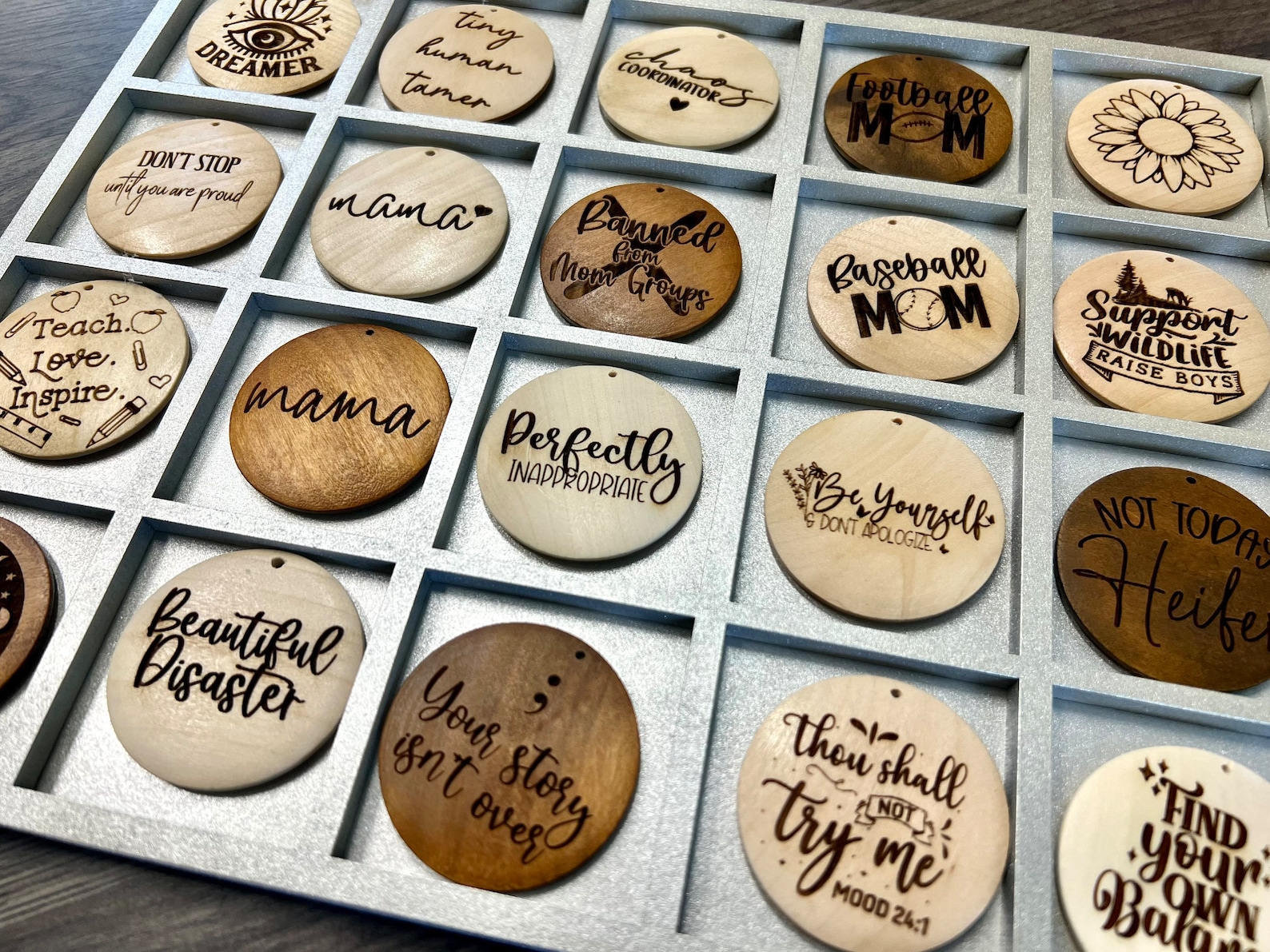 Wristlet Disk Flat Rack Display Svg-stackable-vendor Display-file Only ...