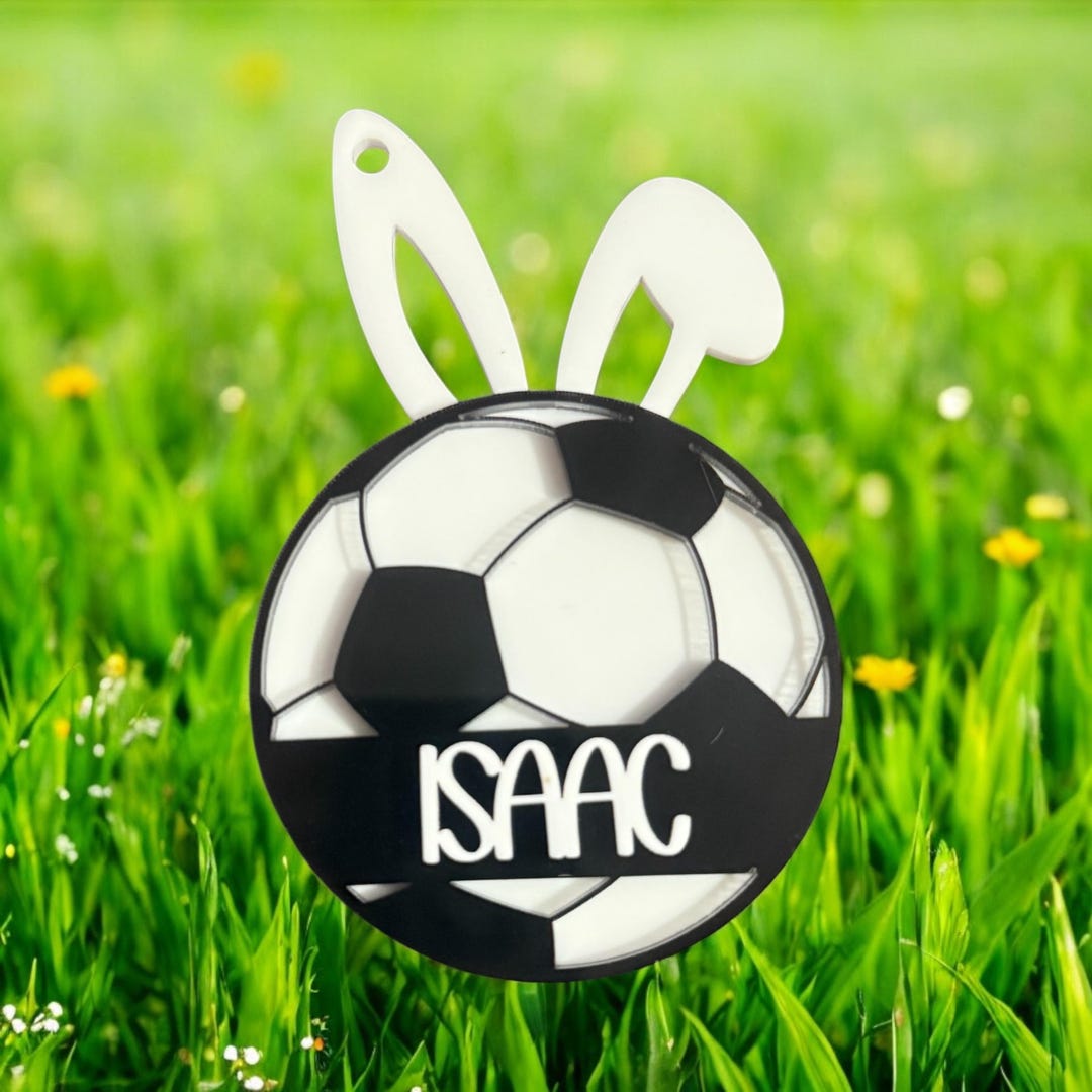 Soccer-sports Easter Basket Tag-svg-file Only-commercial Use - Etsy