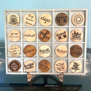 Wristlet Disk Flat Rack Display Svg-stackable-vendor Display-file Only ...