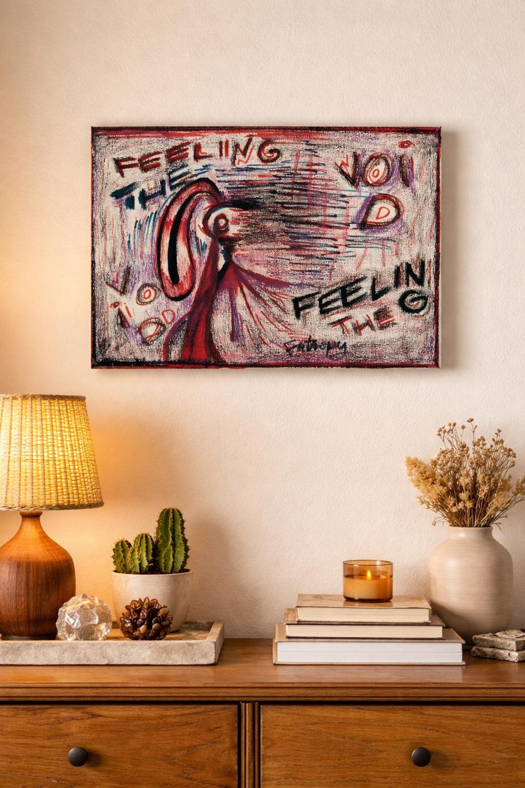 FEELING THE VOID – Raw Trauma Art, Dark Abstract Expression ...
