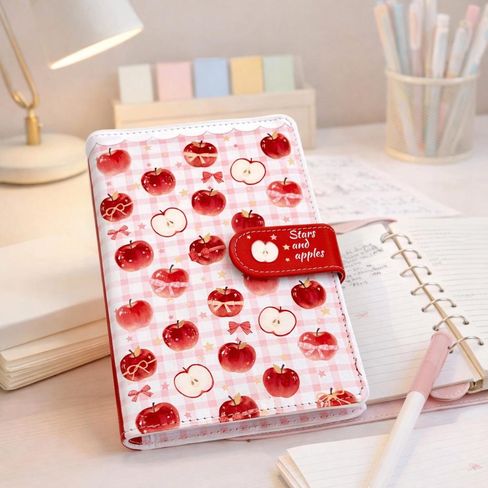Apple Binder Notebook | Refillable Planner Journal, PU Leather ...