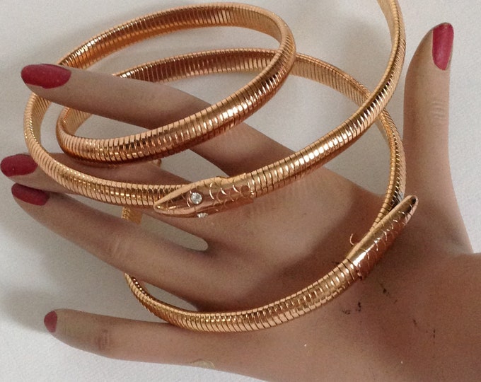 Vintage Gold Snake Chain Belt NOS - Etsy