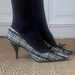 Vintage 60s Tartan Stiletto Heels, Black & White Pin up Shoes, US 5 - Etsy