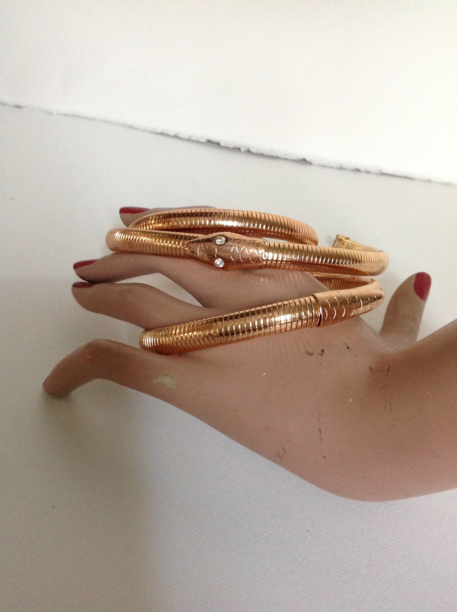 Vintage Gold Snake Chain Belt NOS | Etsy