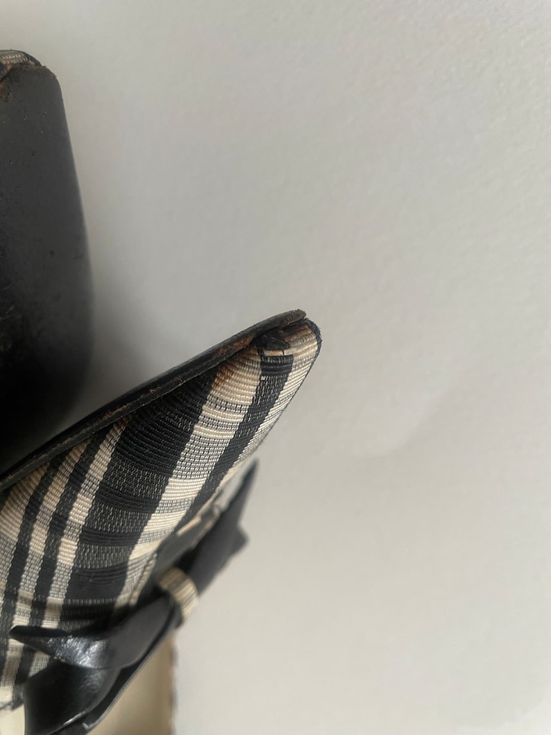 Vintage 60s Tartan Stiletto Heels, Black & White Pin up Shoes, US 5 - Etsy