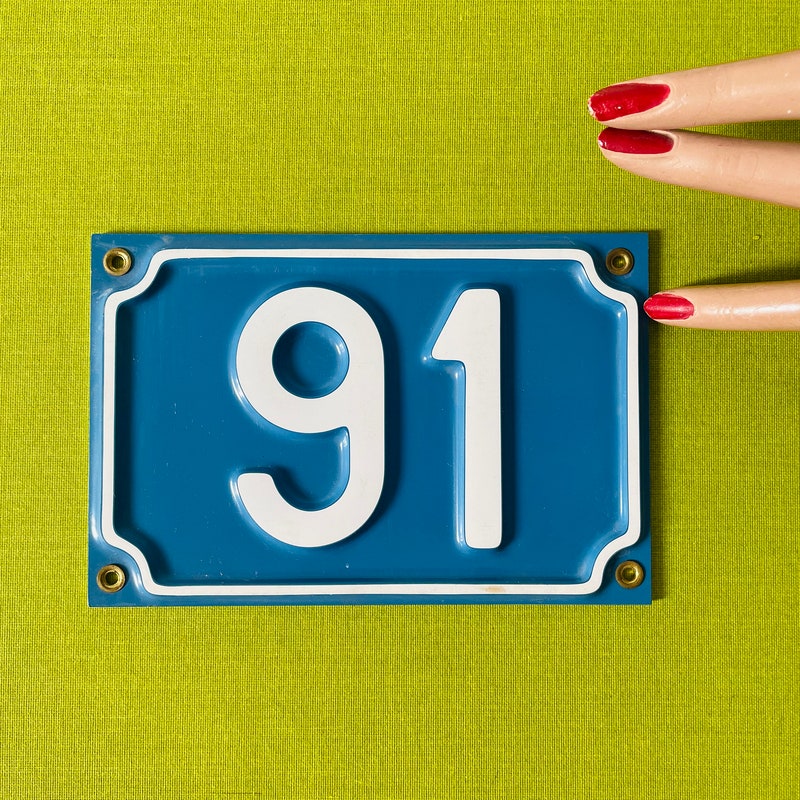 French House Numbers - Etsy