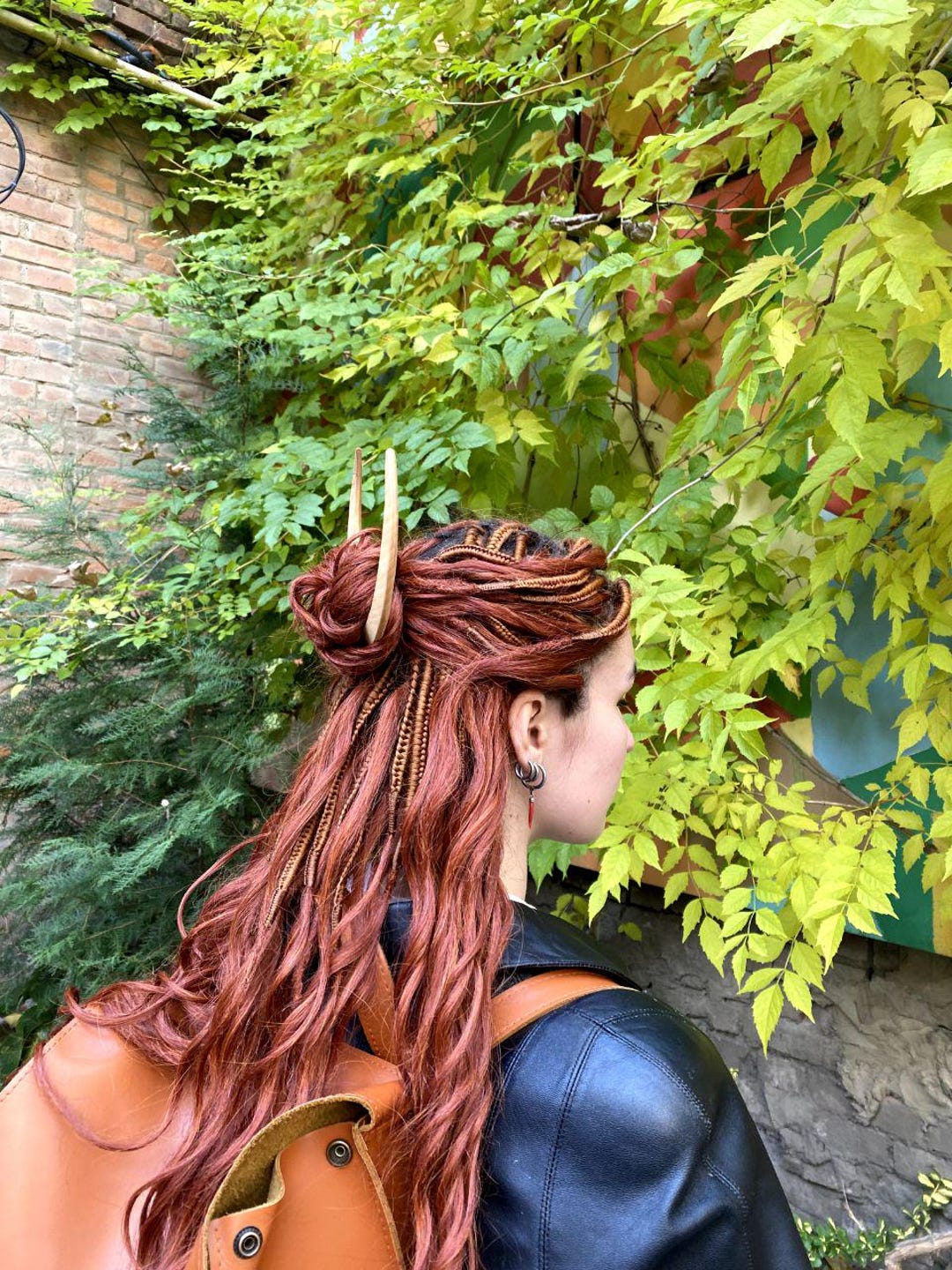 Cooper Dreadlocks With Loose Ends | Ginger Hair | Curly Dreadlocks ...