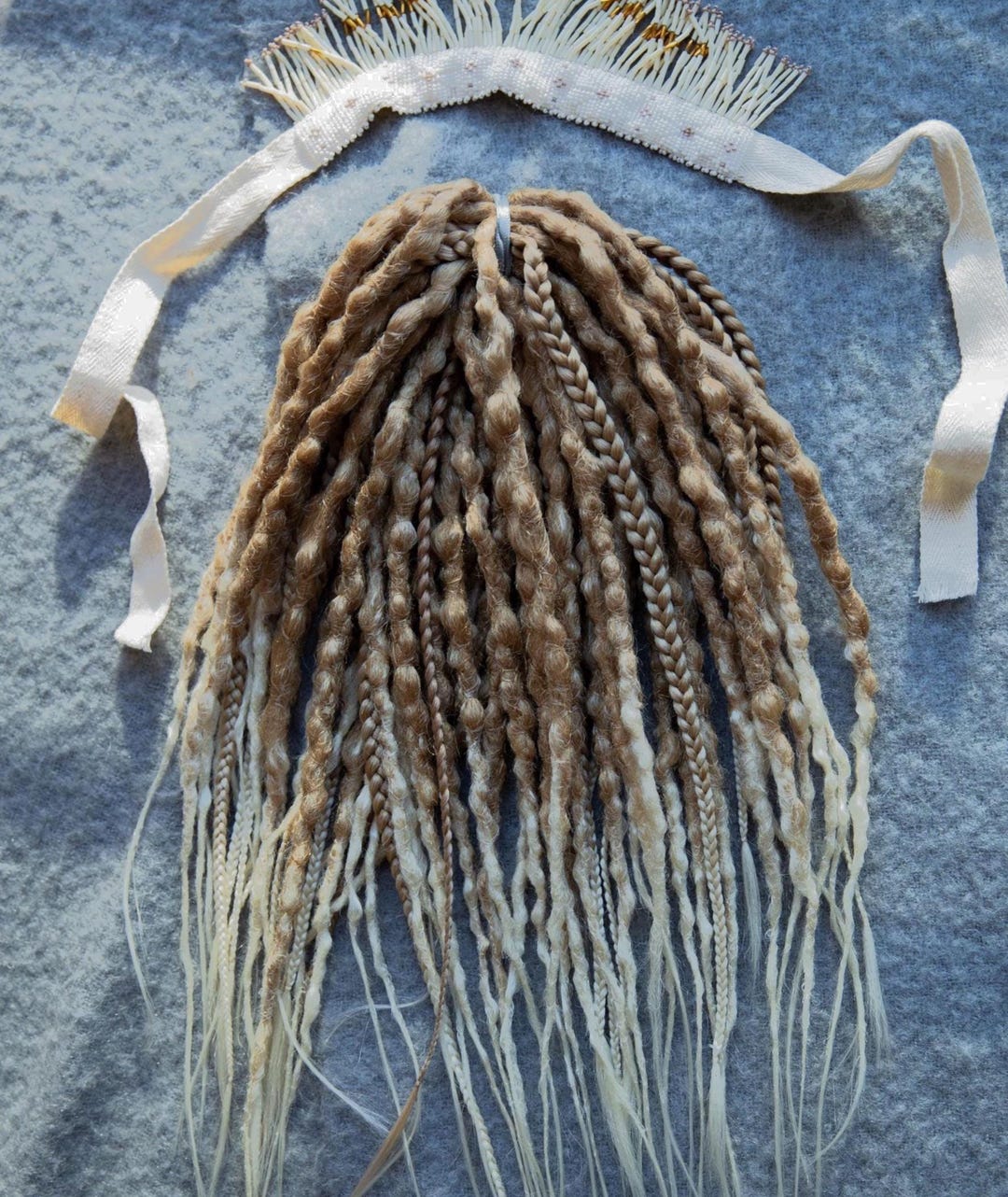 Loose and Dreads | Blonde Dreadlock Extensions | | Salty Dread - Etsy