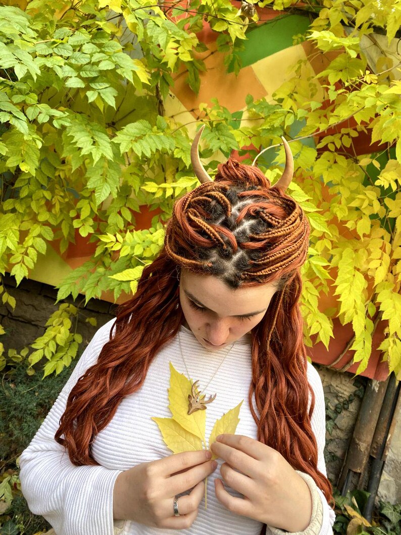 Cooper Dreadlocks With Loose Ends | Ginger Hair | Curly Dreadlocks ...