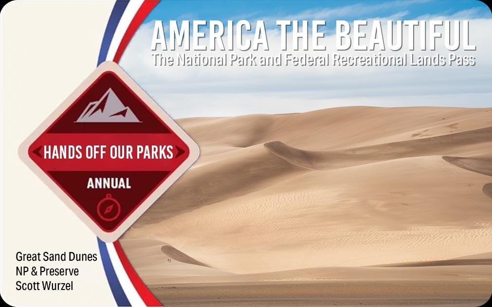 National Parks Pass, America the Beautiful Annual Pass Cover Sleeve ...