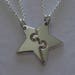 Silver Star Pendants - Etsy