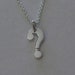 Question Mark Necklace, Silver Punctuation Pendant - Etsy UK