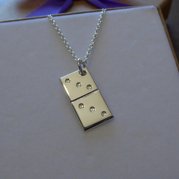 Domino Pendant - Etsy