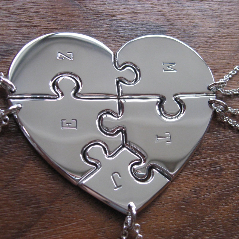 Puzzle Necklace - Etsy