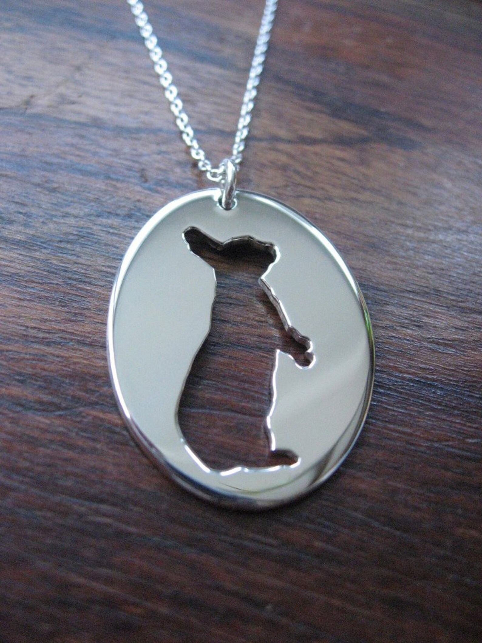 Silver Rabbit Pendant Necklace - Etsy
