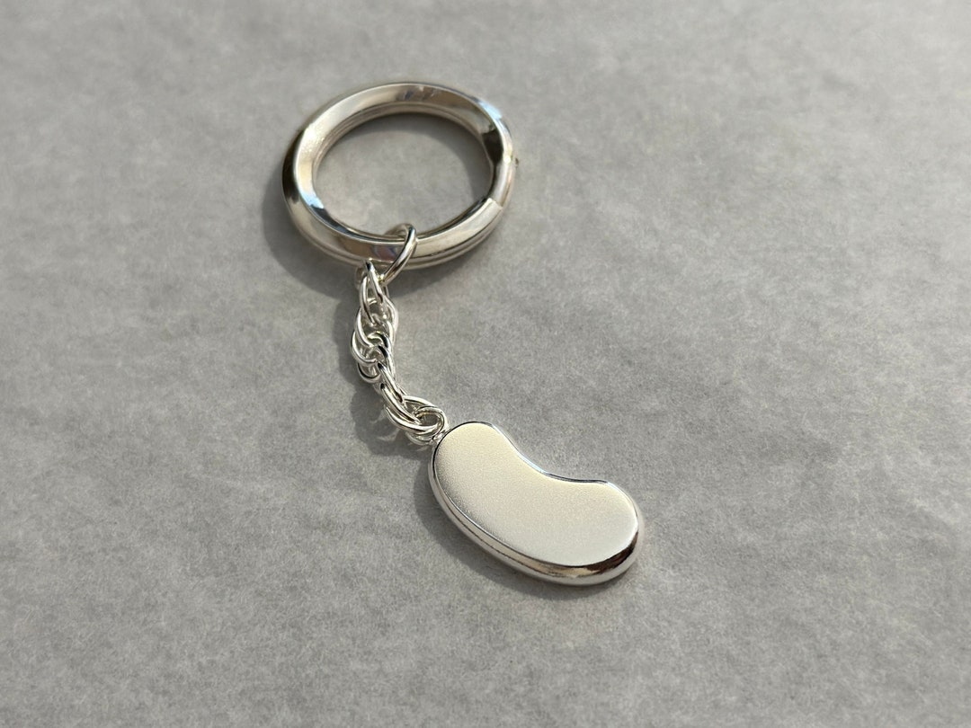 Silver Kidney Bean Keyring, Kidney Donor Keychain - Etsy