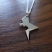 Silver Star Pendants - Etsy