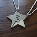 Silver Star Pendants - Etsy