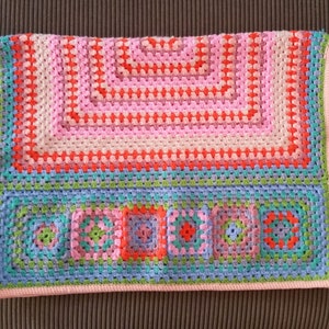Super Soft & Delicate Baby Blanket Crochet Handmade - Pastel Colors ...