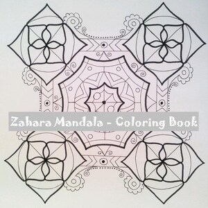 Mandala Coloring (PDF File Download) 25 Designed Printable Pages, by ...