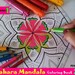 Mandala Coloring (PDF File Download) 25 Designed Printable Pages, by ...