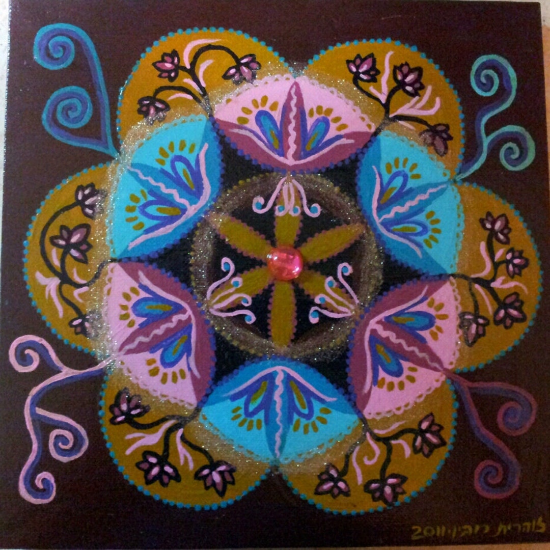 Indian Journey Mandala Original (10) - Etsy
