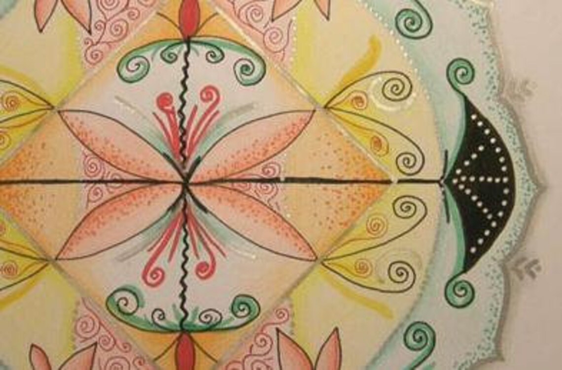 Relief Mandala Original - Etsy