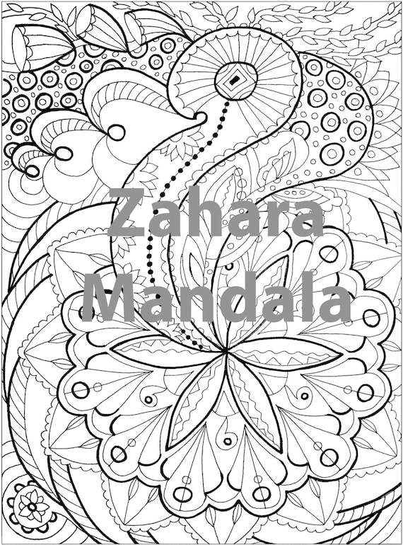 Fun Coloring Pages Mandala Art