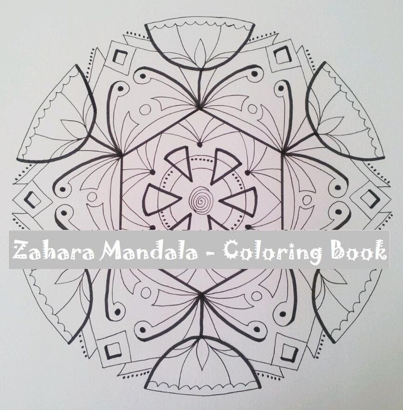 Mandala Coloring PDF File Download 25 Designed Printable Pages, by ...
