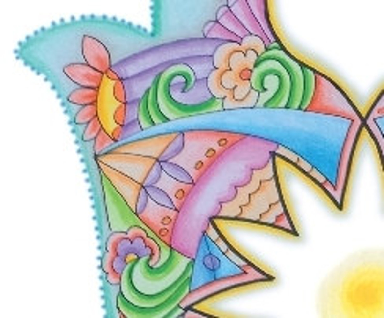 Home Blessing, HAMSA (hand) "wise Blue Bird", Free Style Art, Signed ...