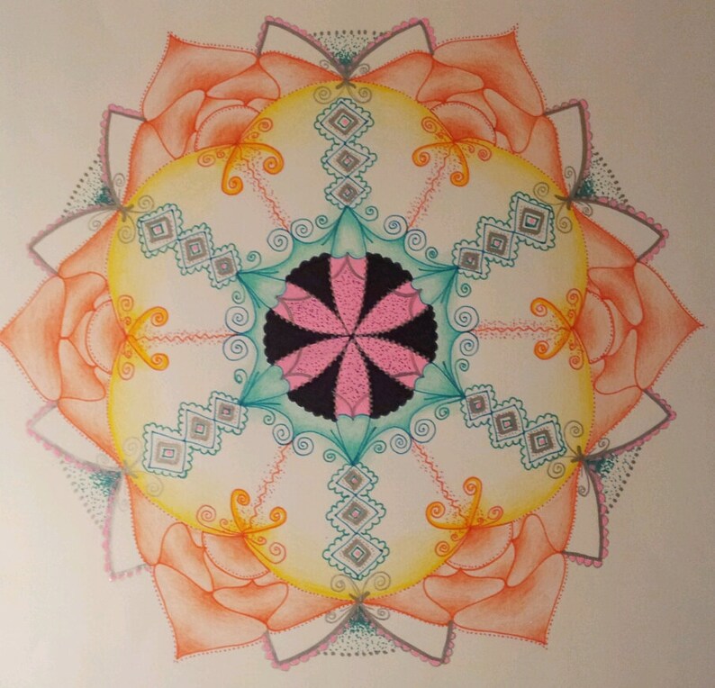 Original Powerful Mandala - Etsy