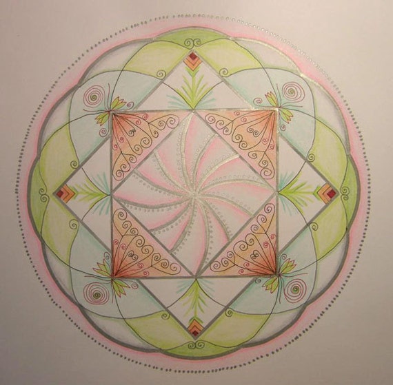 Balance Mandala Original | Etsy
