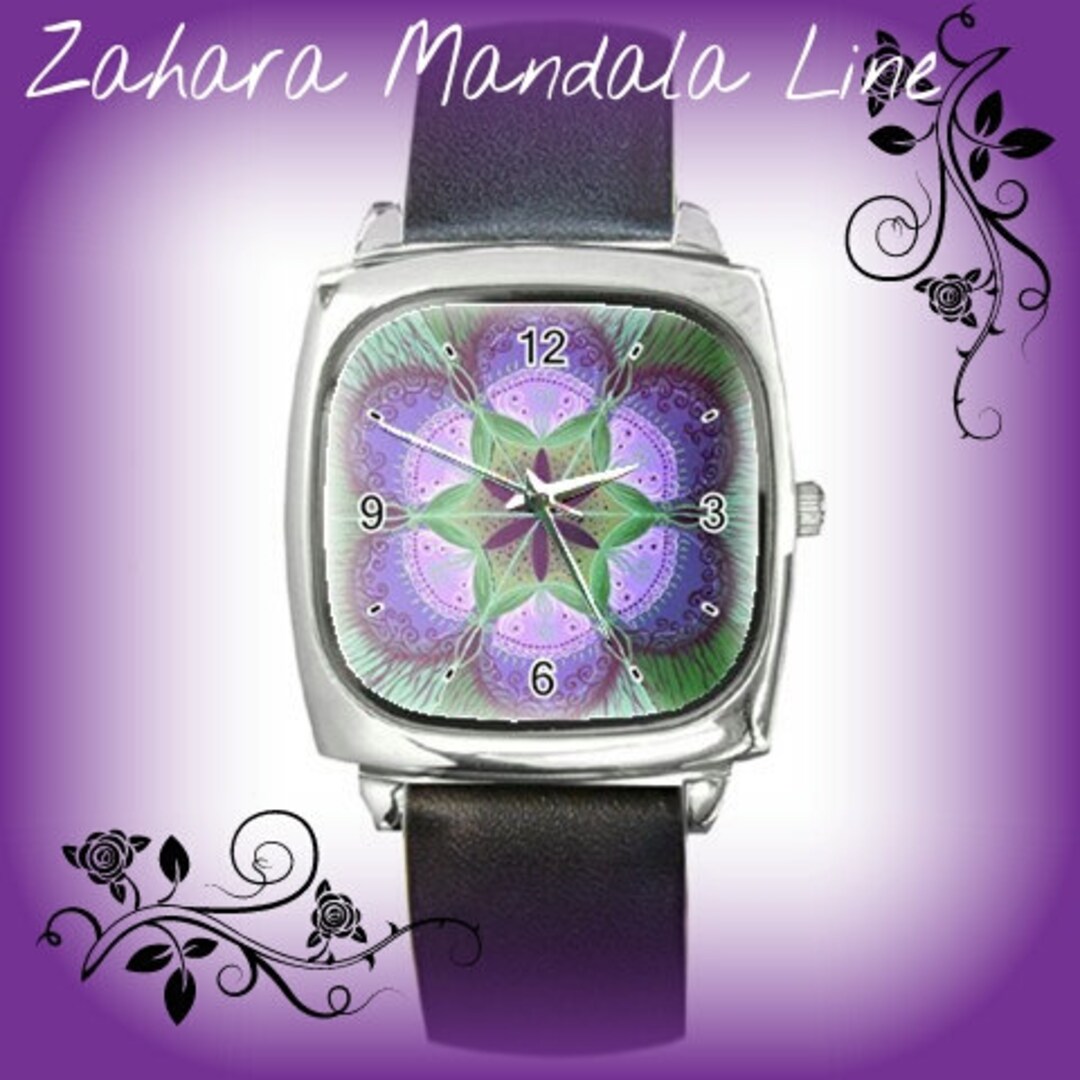 Fashion Watch citizen Powerful Mandala Art, By: Zahara Mandala Line - Etsy