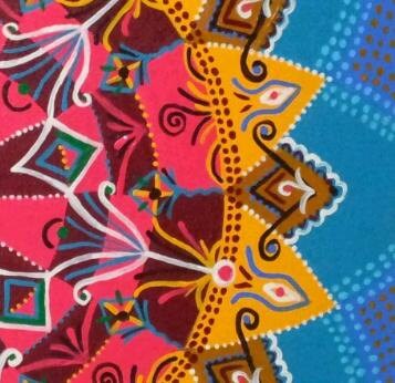 Hot-spicy Mandala - Original Painting - Etsy