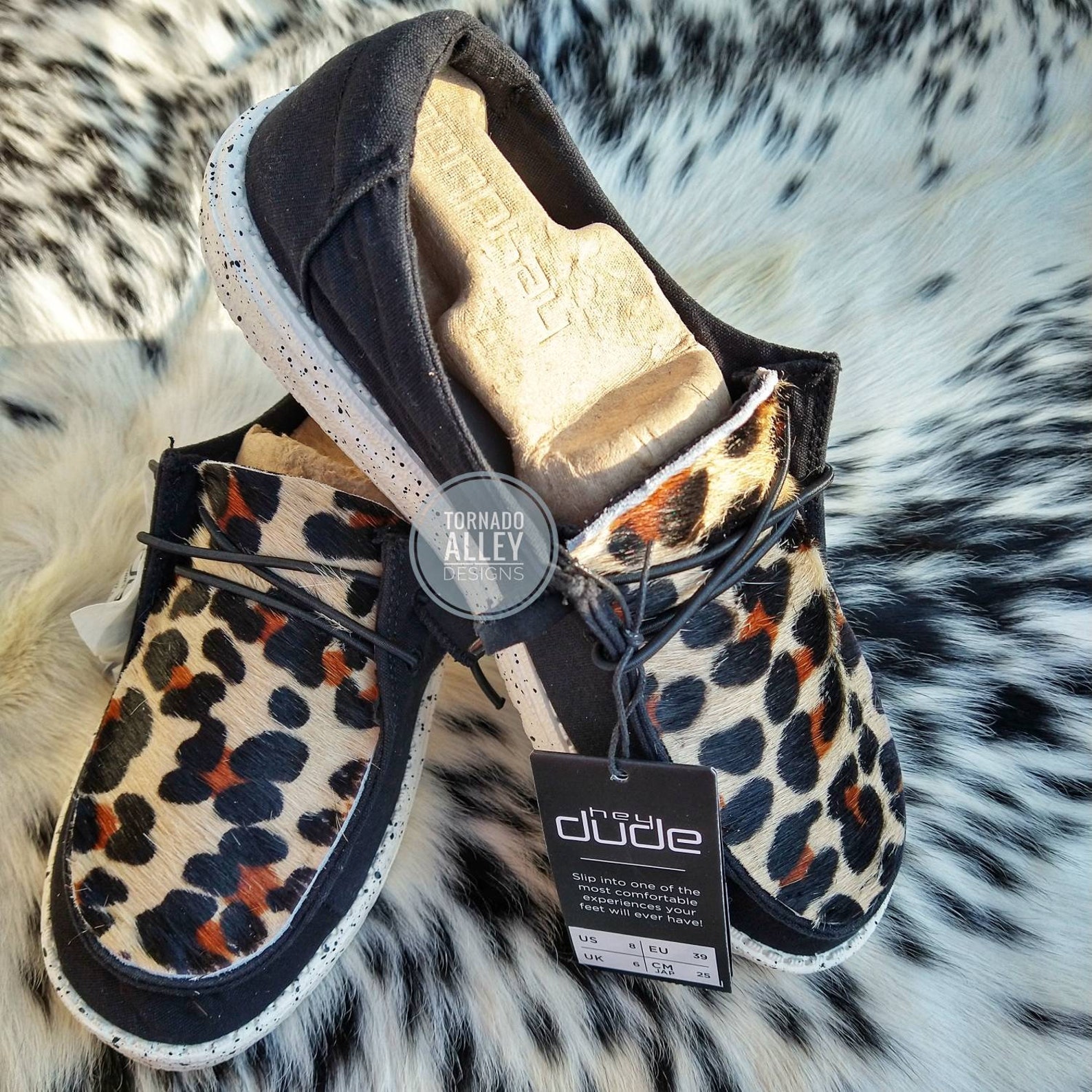 Custom Hey Dudes Women's Hey Dude Shoes Leopard Print | Etsy