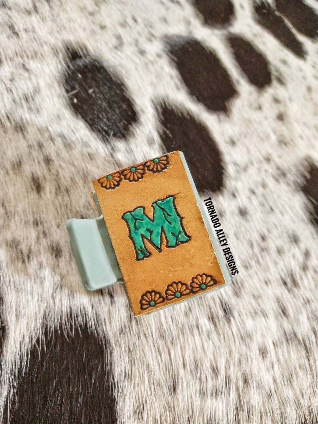 Western Hair Clips. Leather Claw Clips. Western Hair Accessories ...