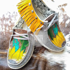 Women's Hey Dudes, Western Hey Dudes, Tooled Leather Hey Dudes, Cactus ...