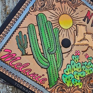 Tooled Leather Graduation Cap Topper, Leather Grad Cap, Western Grad ...