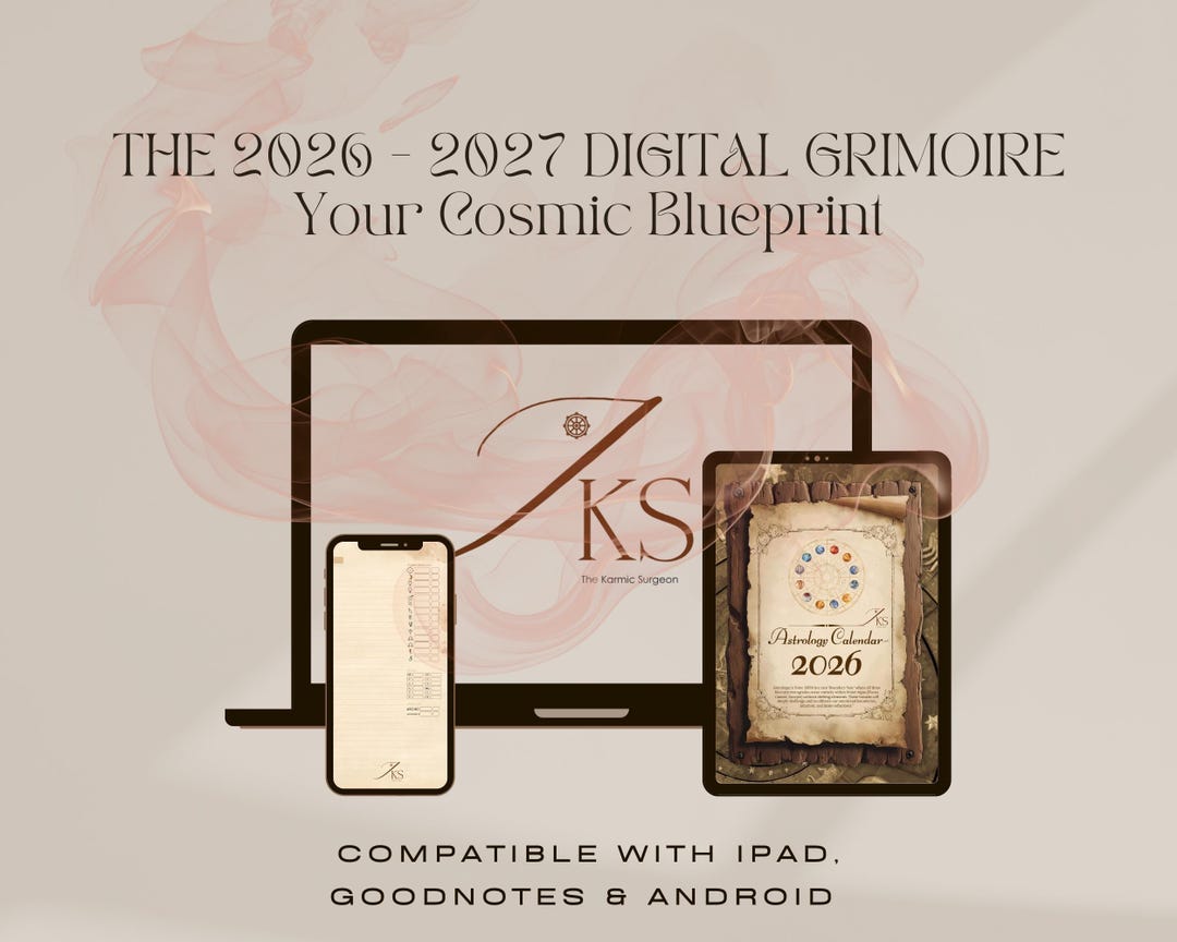 Digital Astrology Journal 2026 2027 | iPad Goodnotes Spiritual Planner ...