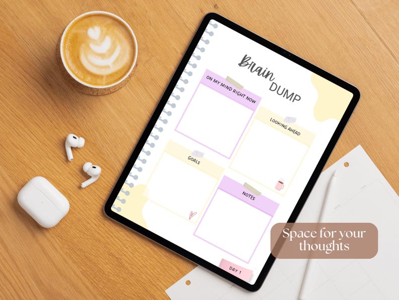 7-day Self Care Reflection Journal – Pastel Edition | Printable ...