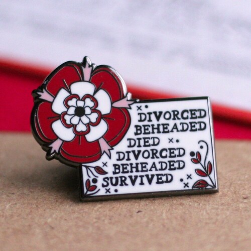Divorced Beheaded Died Enamel Pin the Tudors | Etsy