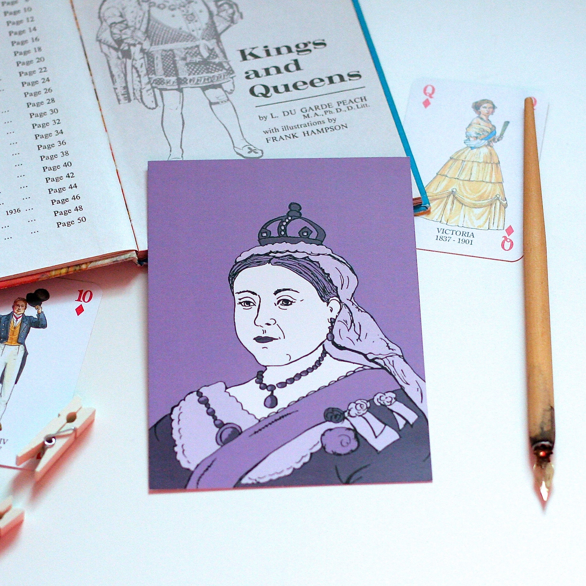 Queen Victoria Postcard The Victorians Print English History - Etsy 日本