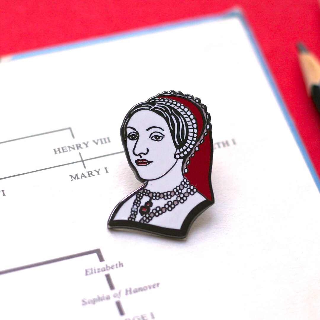 Catherine Howard Enamel Pin the Tudors - Etsy