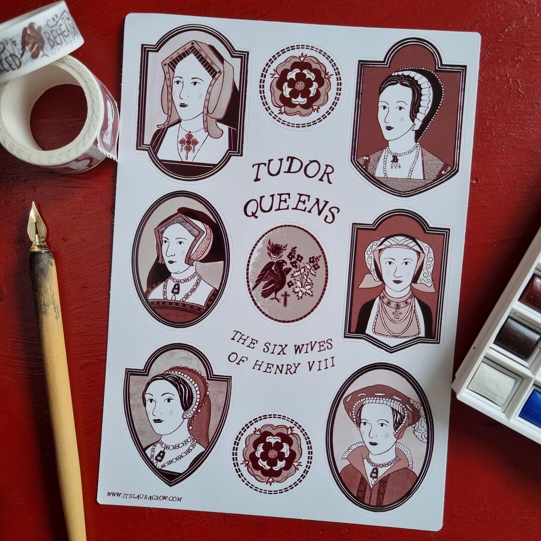 The Tudors A5 Vinyl Sticker Sheet - Etsy