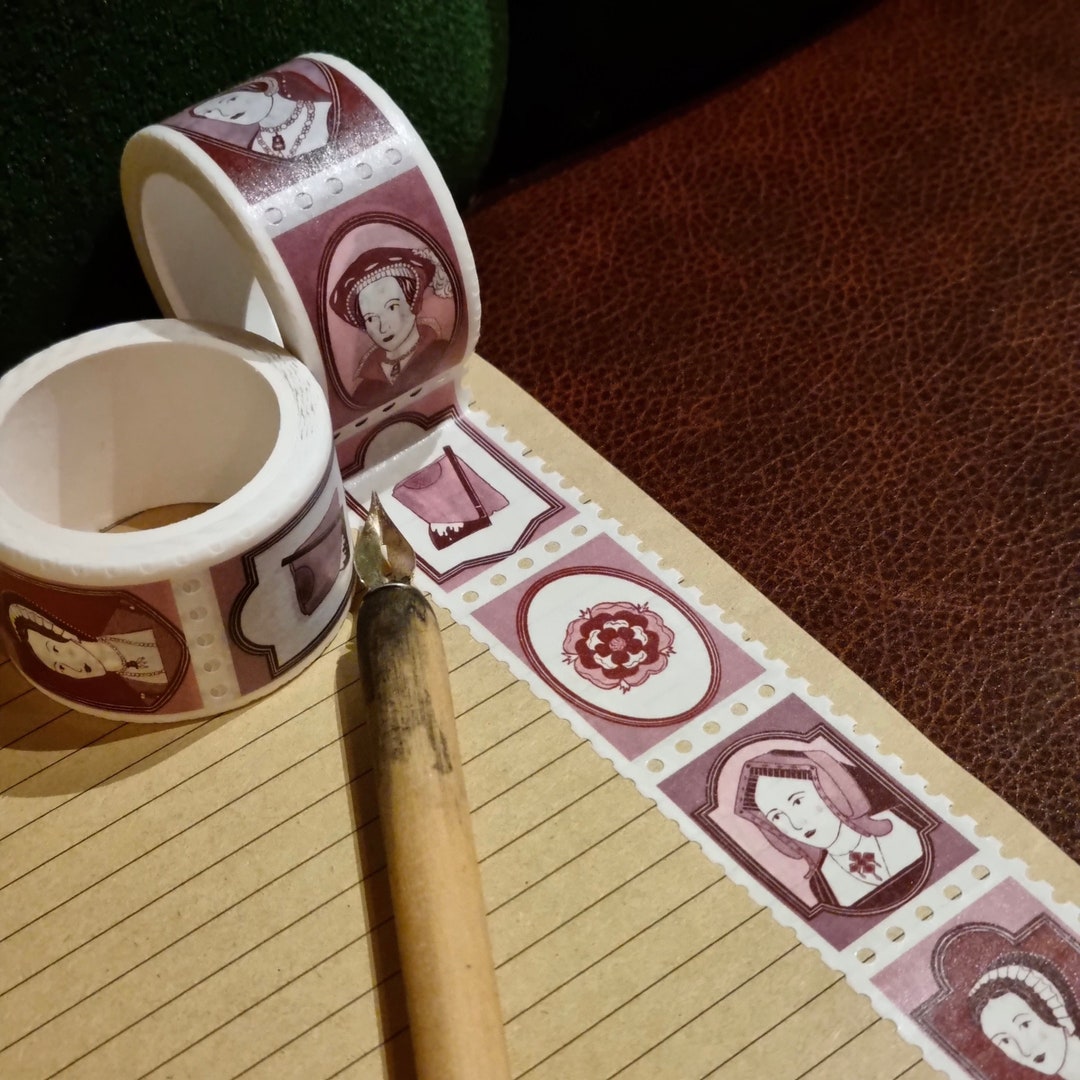 Six Wives of Henry VIII the Tudors Stamp Washi Tape - Etsy