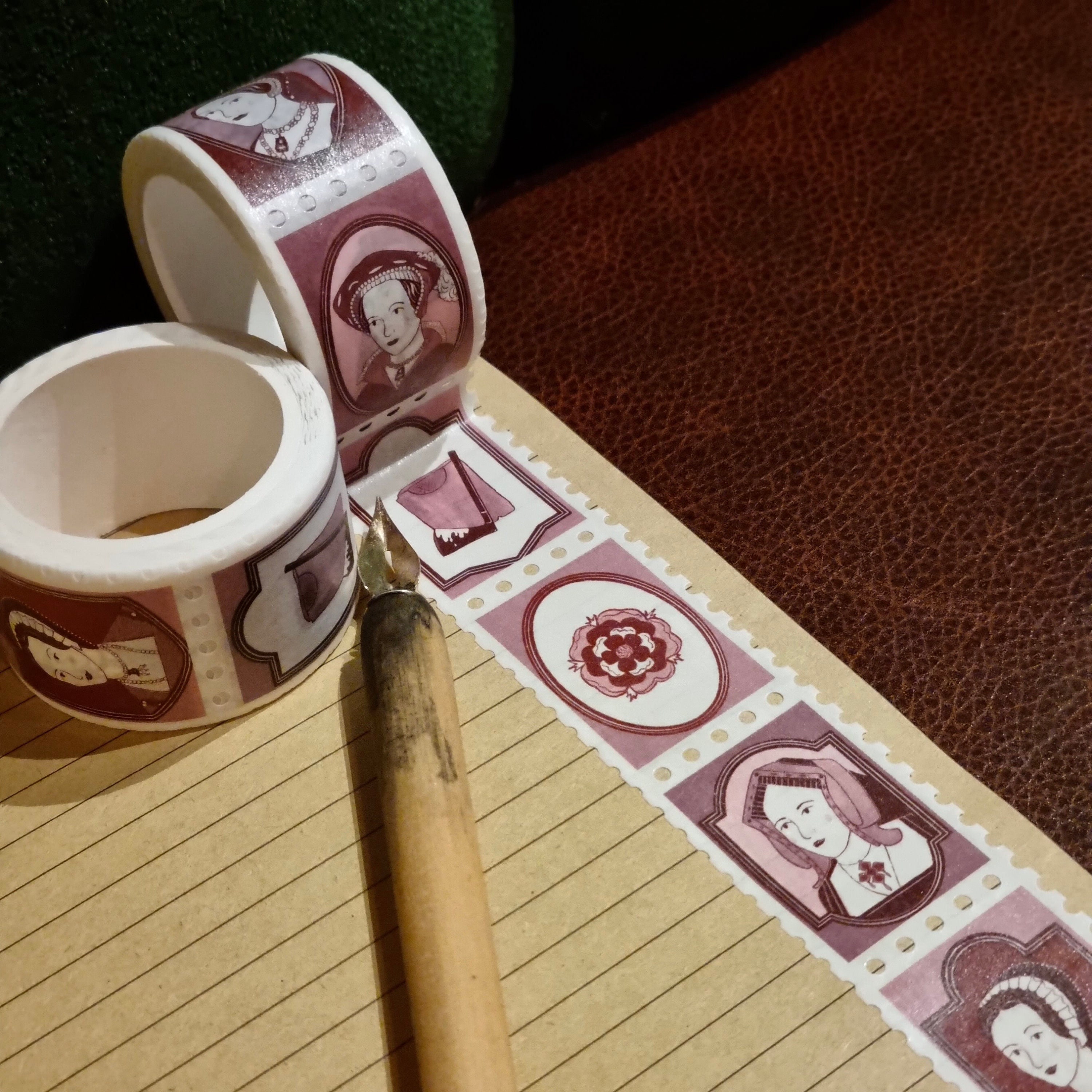 Six Wives of Henry VIII the Tudors Stamp Washi Tape - Etsy UK